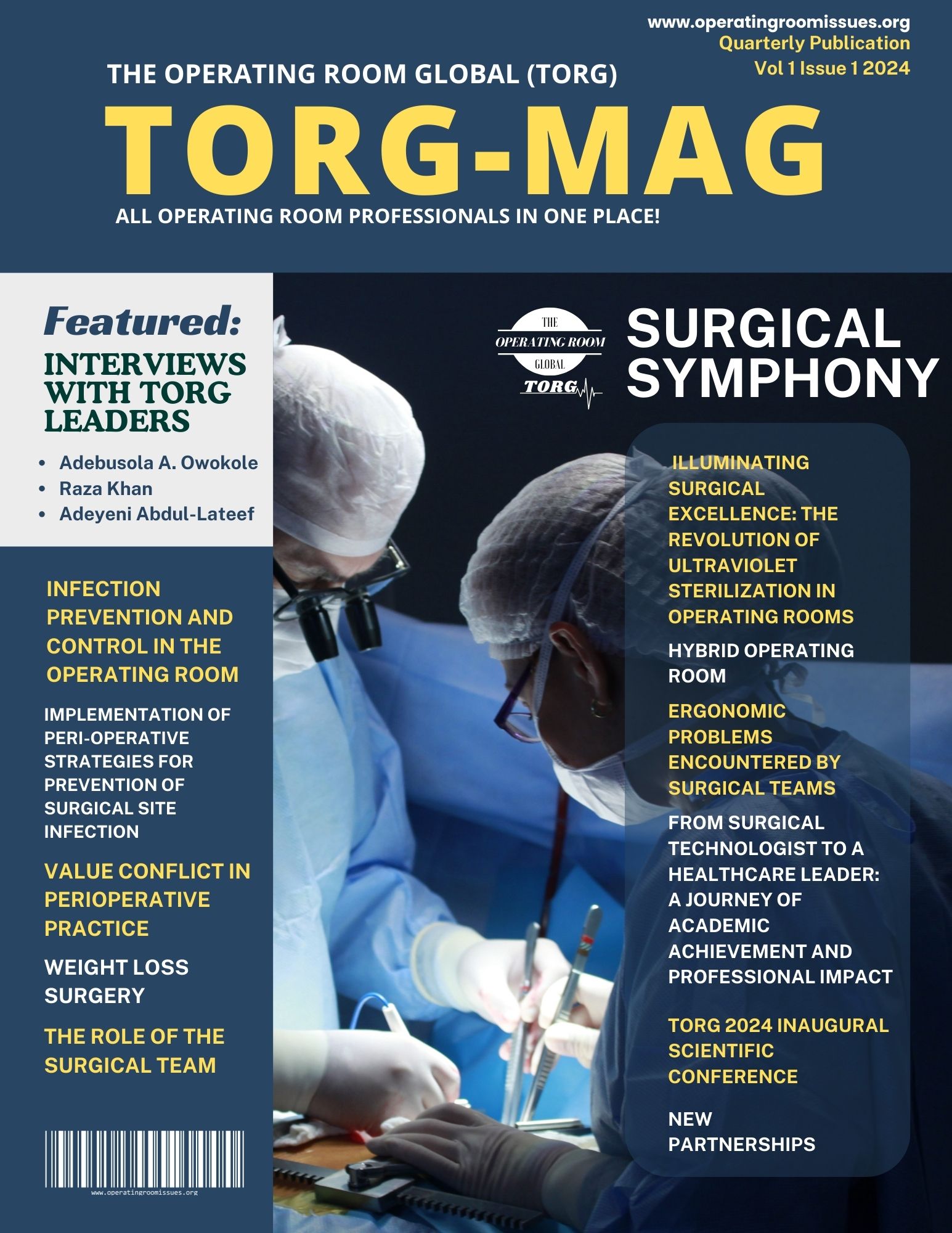 The Operating Room Global (TORG) – The Largest Network of all Operating Room Professionals in ...